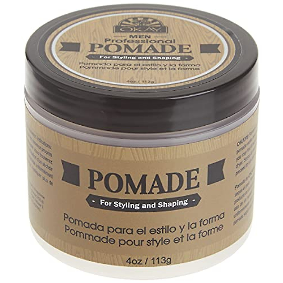 OKAY MEN HAIR POMADE 4oz / 118ml