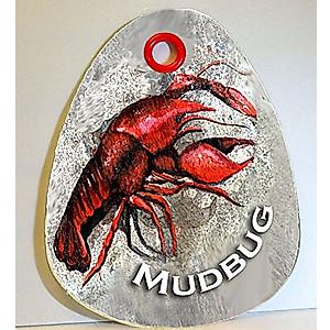 Teardrop Shape Decorative Art Crawfish Mudbug Cutting Board