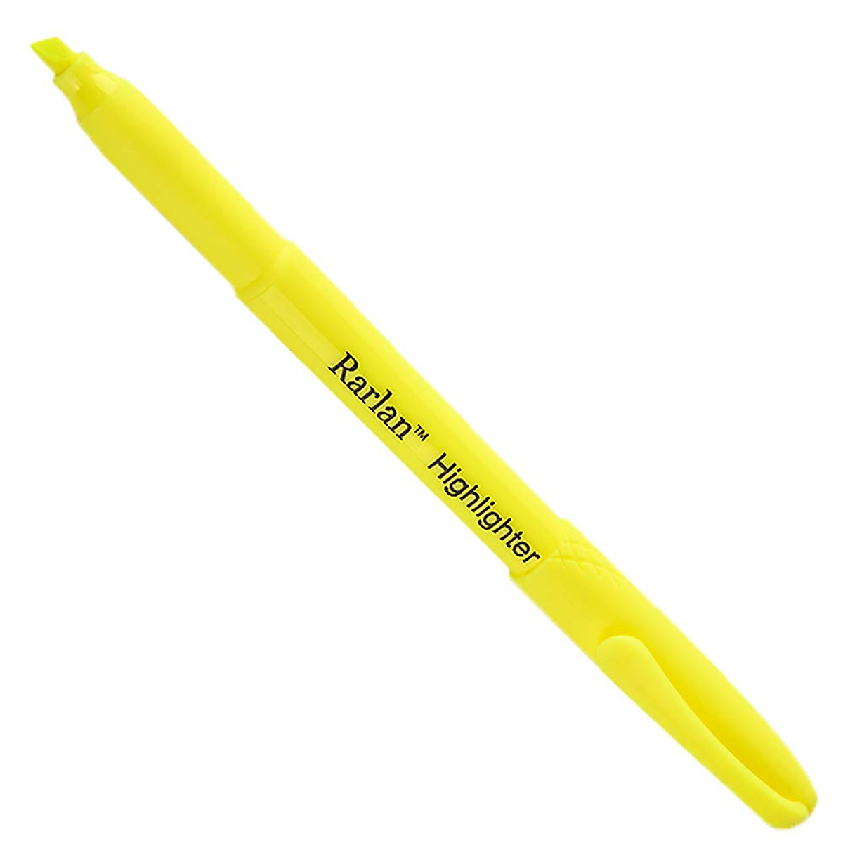 Rarlan Highlighters, Chisel Tip, Fluorescent Yellow, 96 Count Bulk Pack