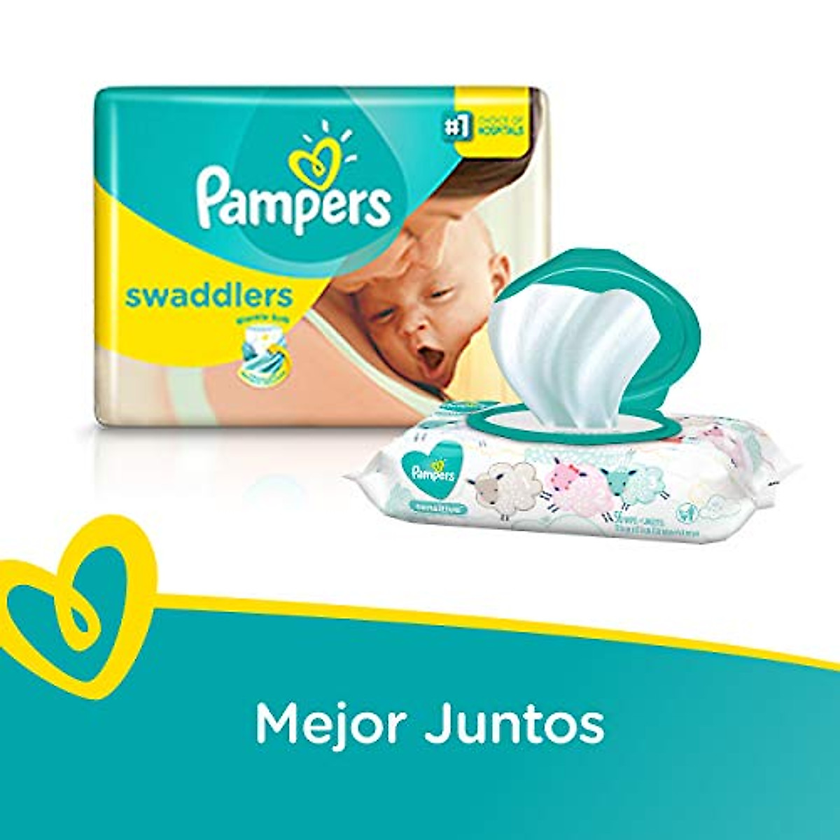 Pampers Swaddlers Disposable Diapers Size 5, 92 Count, GIANT ( Designs May Vary ) (Packaging May Vary)