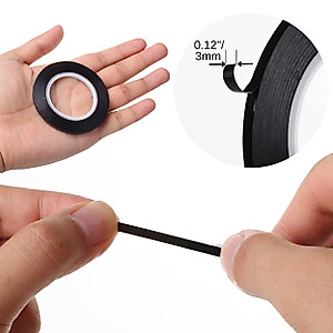 Mr. Pen- Whiteboard Tape, 12 Pack, Black, Thin Tape for Dry Erase Board, Whiteboard Accessories, Dry Erase Board Accessories, Striping Tape, Dry Erase Board Tape, Chart Tape, Graphic Tape, Grid Tape