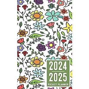 2024-2025 Pocket Planner: Monthly Two Year Appointment Organizer from January To December
