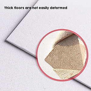 CONDA Artist Canvas Panels 9 x 12 inch, 12 Pack and 8 x 10 inch, 12 Pack for Painting