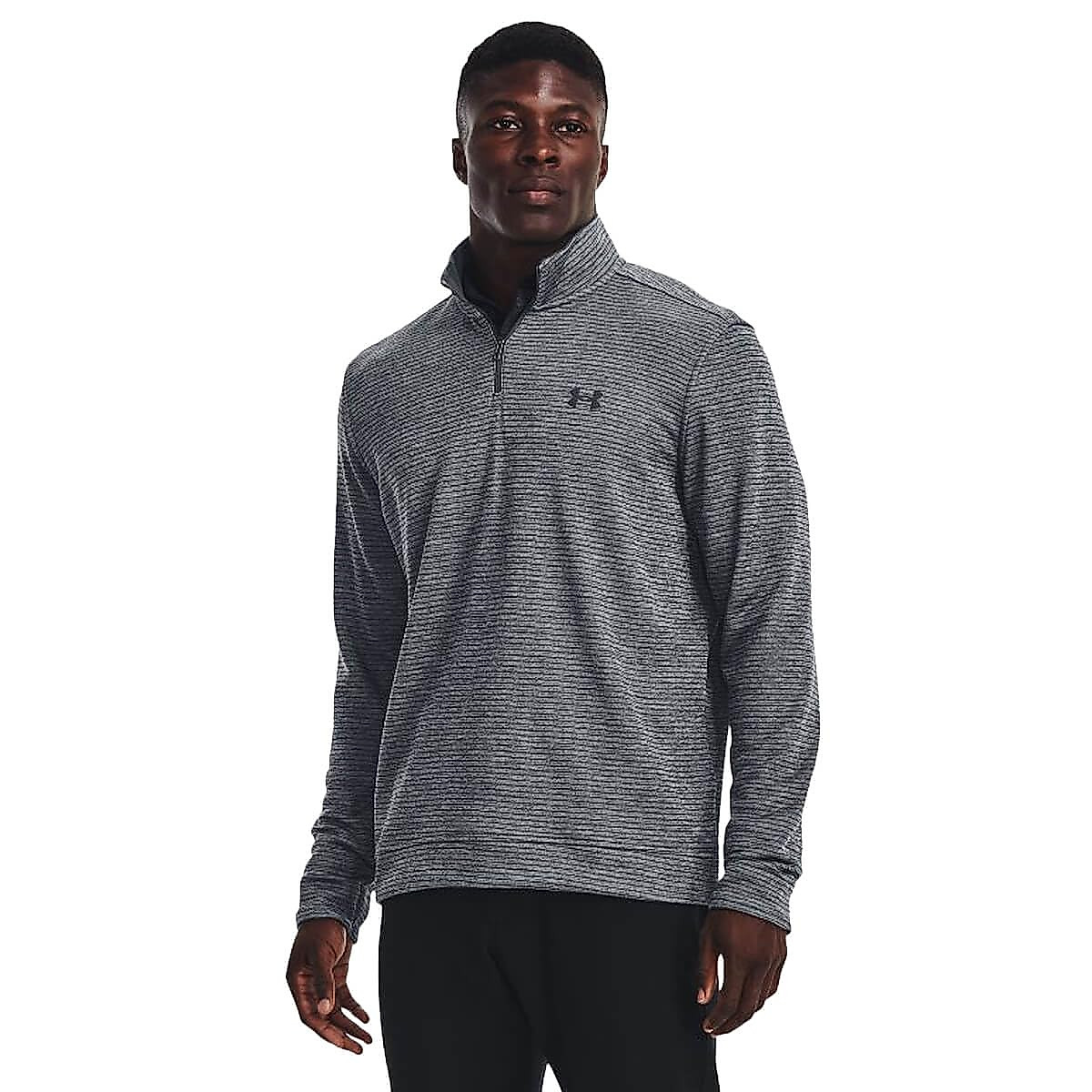 Under Armour Mens Storm SweaterFleece Quarter Zip, (012) Pitch Gray / / Pitch Gray, Small