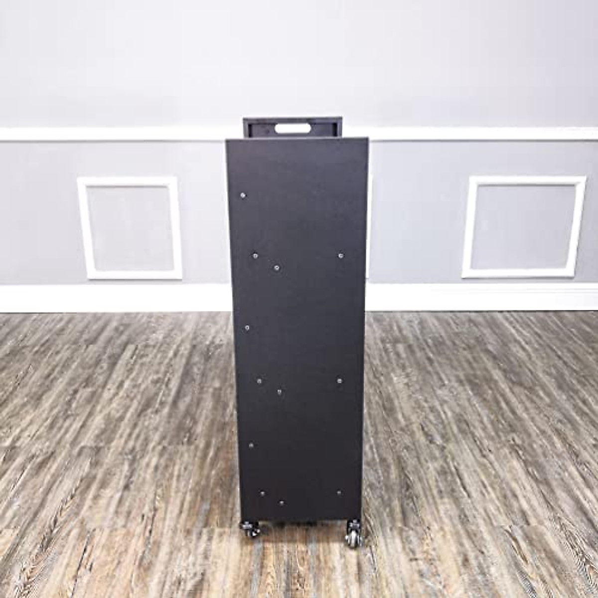 FixtureDisplays® Metal Book Cart Rooling Book Truck Library Book Cart Wheels Pew Cart Book Trolley 11241-L-NF