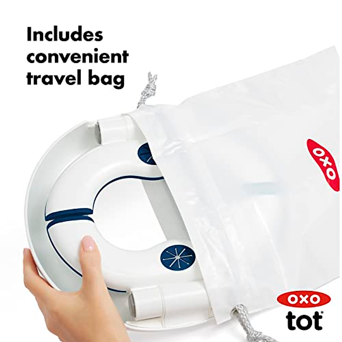 OXO Tot 2-in-1 Go Potty- Navy, 1 Count (Pack of 1)