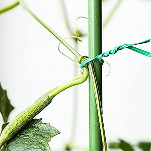 NorthPada Twist Ties Wire Tie Cable with Thread Cutter 328 Feet 100 Meters for Garden Flowers Lianas Climbing Vine Plant, Cable Organization for Your Household and Office