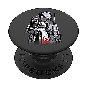 Naruto Shippuden Anime with Kakashi Hatake and Team 7 PopSockets Standard PopGrip