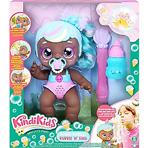 Kindi Kids Electronic 6.5" Doll and 2 Accessories - Bonni Bubbles Bubble 'N' Sing