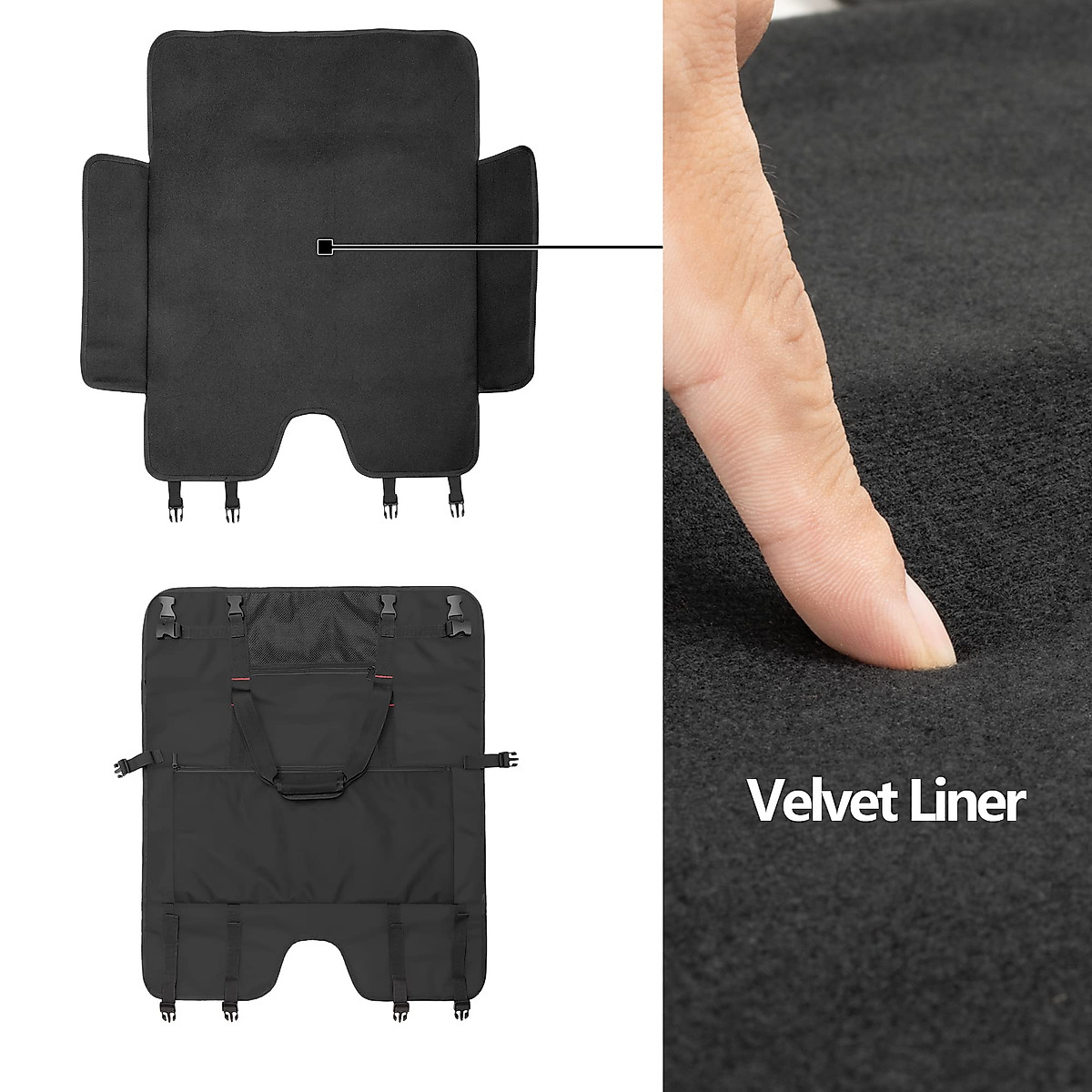 Trunab Travel Carrying Case for 27" LCD Screens and Monitors, With Padded Velvet Lining, Protective Monitor Bag Compatible With iMac* 27" and Accessories, Black (Patented Design)