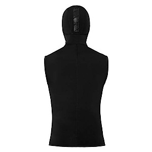 BARE 5/3MM Men's Ultrawarmth Hooded Vest: Wear Inside or Outside Your Wetsuit, Black L