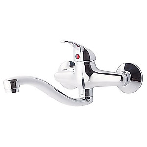 Bathroom Bath/Kitchen Mixer Water Tap Chrome-plated Wall Mounted