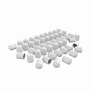 ClosetMaid 21204 Large Plastic End Caps for Wire Shelving, 1000-Pack, White