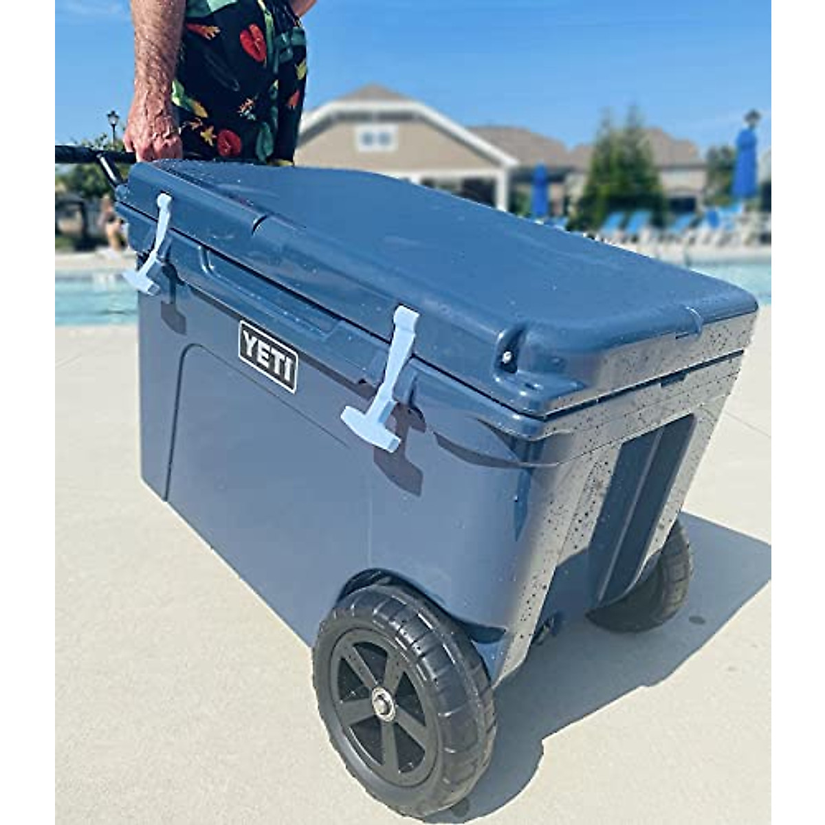 Gorilla Gear Replacement Latches (2-Pack) Compatible with Yeti Tundra Yeti Roadie & Other Hard Coolers - Custom Made Yeti Accessories - Large Durable Easy to Install on Yeti Latches (Carolina Blue)