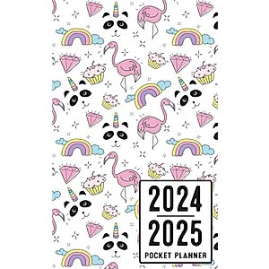 2024-2025 Pocket Planner: Monthly Two Year Appointment Organizer from January To December