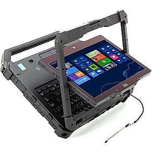Dell Latitude Rugged 7214 HD 2 in 1 Laptop Notebook Touch Screen Convertible Tablet (Intel Quad Core i7-6600U, 8GB Ram, 256GB Solid State SSD, HDMI, Camera, WiFi) Win 10 Pro (Renewed)