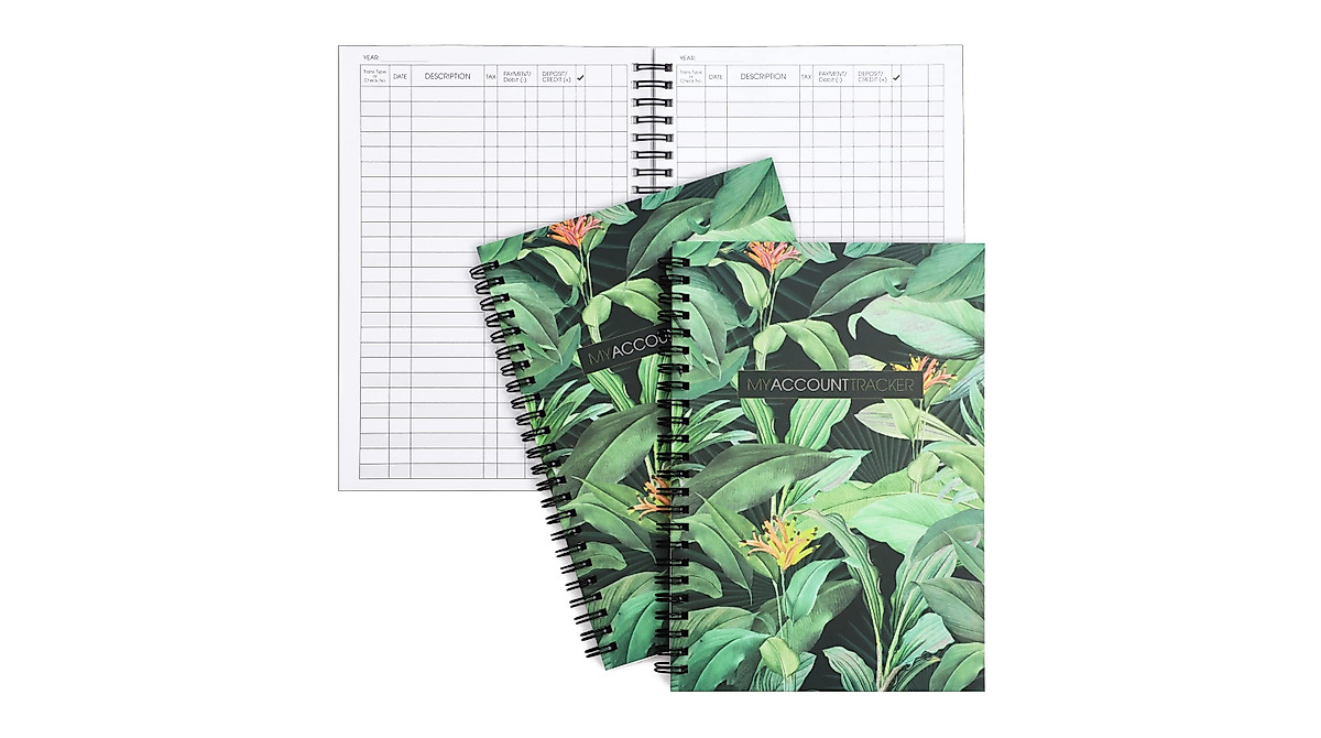 2 Pack Expense Ledger Notebooks for Personal & Business Finances
