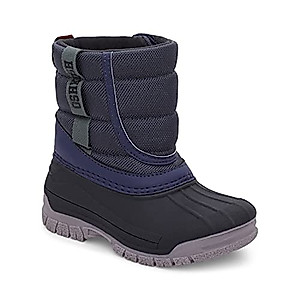 OshKosh B'Gosh Boy's Splash Duck Boots, Black, 12 Little Kid