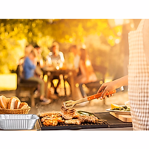 WANBAO 30 Pcs Disposable Aluminum Tin Foil Baking Pans Bakeware Square 8'' X 8'' X 2'' Inch Meal Prep for Catering, Baking Cakes, Breads, Brownies, Bread, Meatloaf, Lasagna