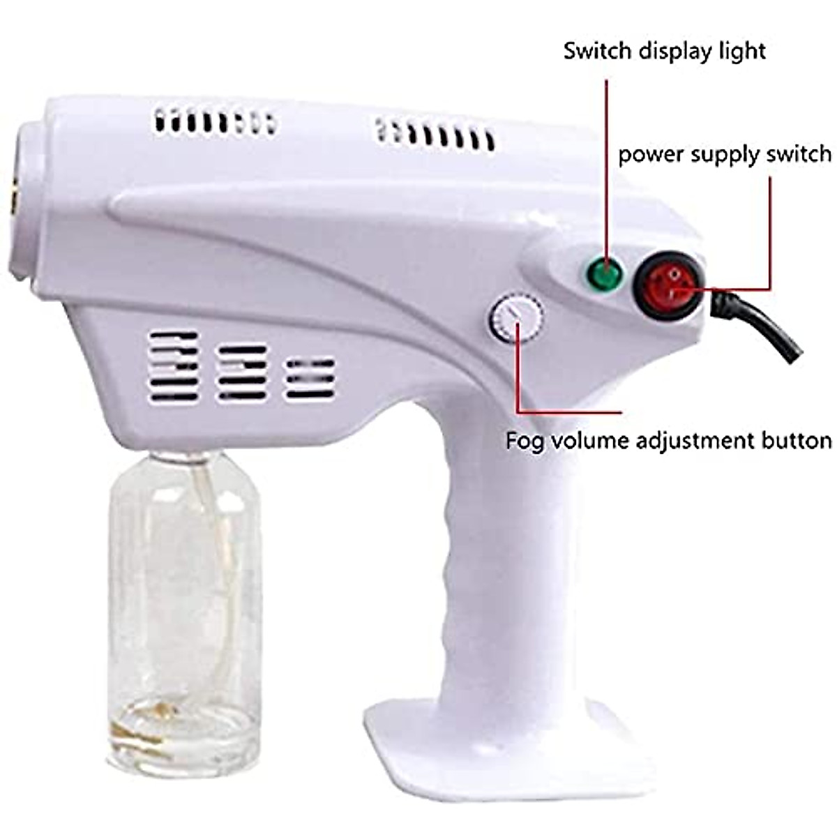 EMENG Portable Steam Sprayer Electric Sprayer Fogger Cold Fogging Machine Office Car Handheld Electric Fogger Sprayer