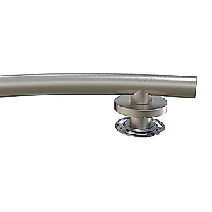 Keeney GB2022-16BN Wave Grab Bar 1.25 Dia x 16 In., Brushed Nickel