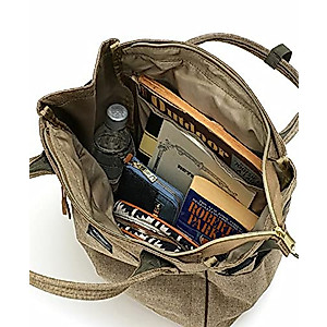 anello(アネロ) Women Regular 2-Way Tote Backpack, Biege