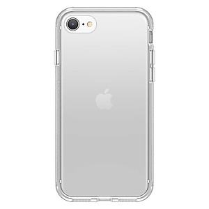 OtterBox iPhone SE (2nd gen - 2020) and iPhone 8/7 (NOT PLUS) Prefix Series Case - CLEAR, ultra-thin, pocket-friendly, raised edges protect camera & screen, wireless charging compatible