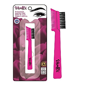 Eyebrow Brush Pencil Comb Kit - Duo Spoolie Thin Angled Real Firm Bristles Filling Blending Definer Techniques For Tint Powder Brow Pomade Gel Makeup Combing Eye Lashes To Shape Eyelashes Growth