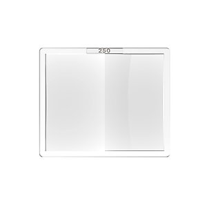 TEKWARE 3.54" X 4.25" CLEAR MAGNIFYING WELDING LENS, 2.50
