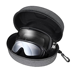 Hiturbo Ski Goggles Hard Case, EVA Snowboard Goggles Box, Diving Mask Protection Carrying Case for Snow & Water Sport(1pc)