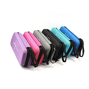 Stethoscope Carrying Case, Mesh Pocket for Nurse Accessories (Rose red)