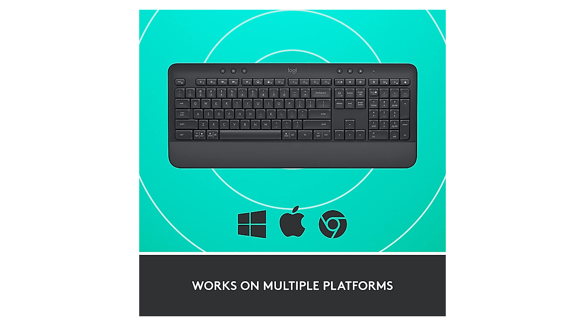 Logitech Signature K650 Wireless Keyboard - Comfortable & Multi-Platform