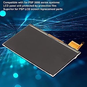 GOWENIC LCD Screen Replacement for PSP 3000, LCD Display for PSP 3000 Series Console, LCD Screen Parts of PSP 3000 Series Console