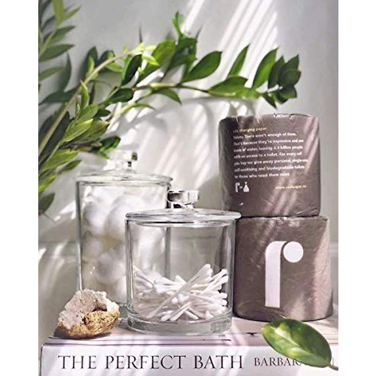 Reel Premium Toilet Paper - 24 Rolls of Toilet Paper - 3-Ply Made From Tree-Free - Zero Plastic Packaging, Septic Safe