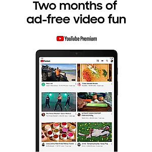 Ghost Manta SAMSUNGGalaxy Tab A7 Lite 8.7" 32GB WiFi Android Touchscreen Tablet w/Long Lasting Battery, Compact, Slim Design, Sturdy Metal Frame, Bluetooth, WiFi, US Verson Gray w/ 64GB Micro SD Card