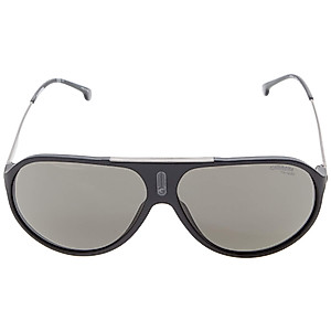 Carrera Women's Hot65 Pilot Sunglasses, Black/Polarized Gray, 63mm, 11mm