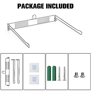 LUJUE Bag Holder for Plastic Bags, Plastic Bag Holder, T-Shirt Bag Rack, T Shirt Bags Holder for T Shirt Bags, Hanging Bag Holder