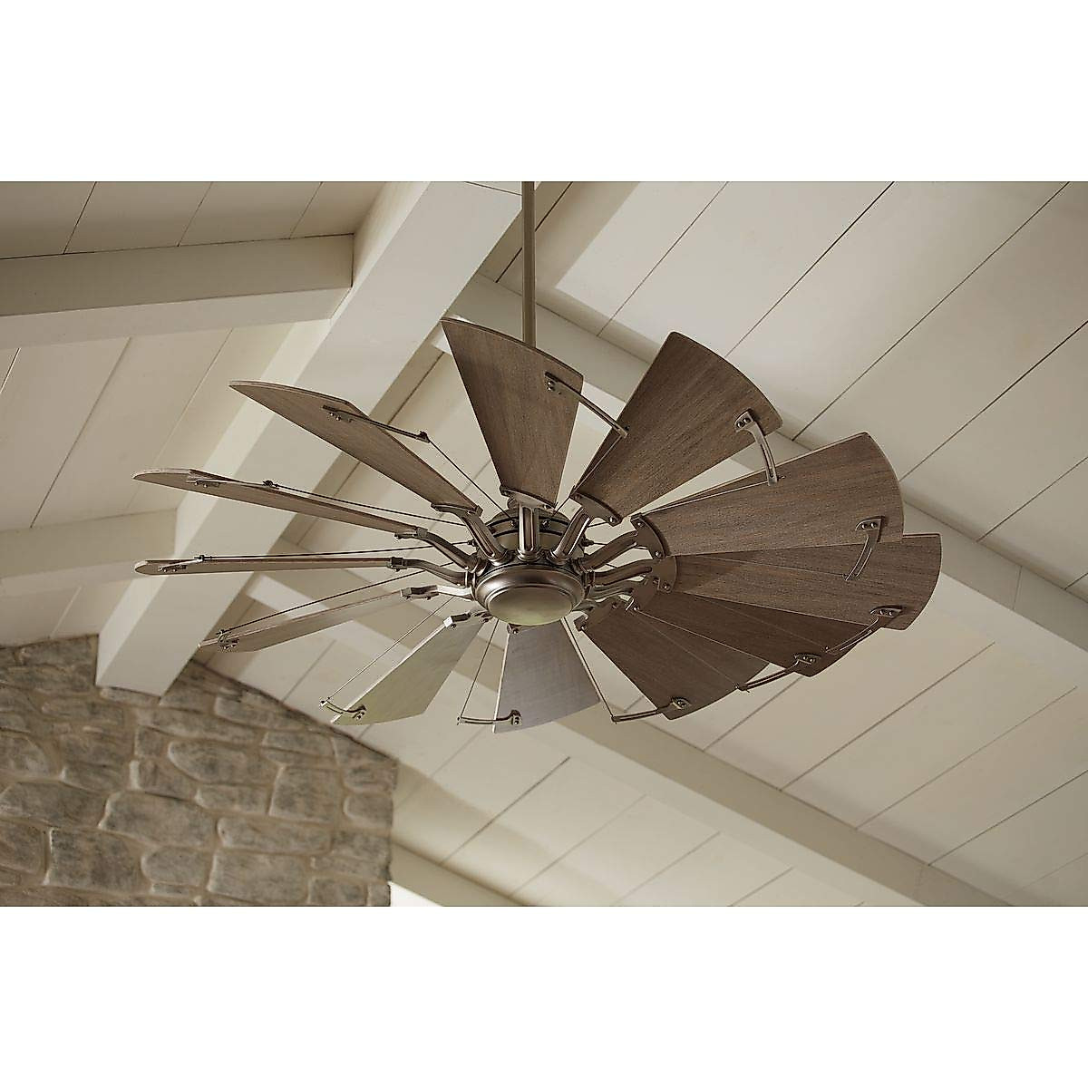 Progress Lighting P250000-081 Springer Ceiling Fans, 60 in, Nickel