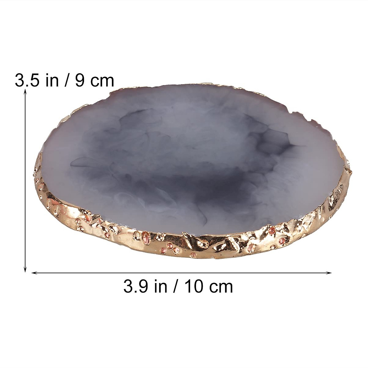 FOMIYES Cosmetic Manicure Pallet Nail Paint Plate Nail Paint Board Manicure Nail Pallet Nail Painting Tray Nail Art Pallet Resin for Makeup Pallet Palettes Watercolor Painting Marble