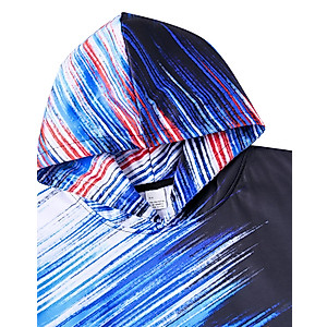 RAISEVERN Boys Girls Hoodies Kids Halloween Skeleton Hoodie Sweatshirts Pullover Hooded 3D Graphics Lightweight Hoody for Autumn Spring 6-16T