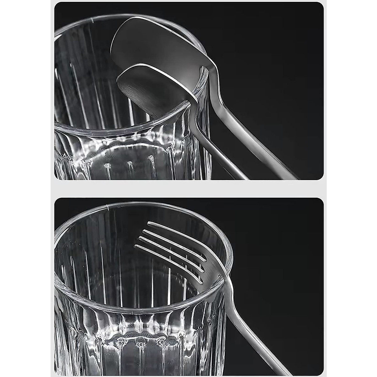 Gold Silverware Set for 8, Unique Modern Stainless Steel Cutlery Flatware Set，40 Pieces Unique Kitchen Utensil Sets with Steak Knives, Tableware Set for Home Kitchen Restaurant Hotel (Color : 16 Pi