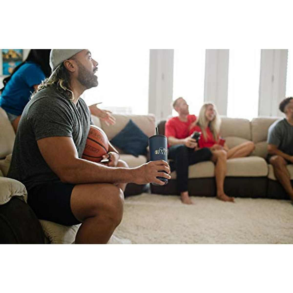 Simple Modern Officially Licensed NBA Phoenix Suns Water Bottle with Straw Lid | Vacuum Insulated Stainless Steel 32oz Thermos | Summit Collection | Phoenix Suns