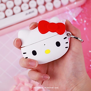 iFace AirPods Pro 2 Case [Hello Kitty and Friends] - Cute Silicone Protective Cover [Carabiner Included] [Wireless Charging Compatible] – Hello Kitty