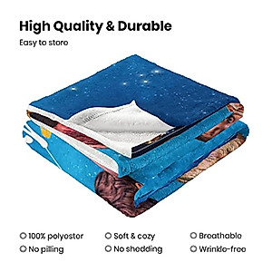 Gobits Kpop Blanket Korean Star Throw Blanket Idol Singer 50x60 Inch Anti-Pilling Flannel Ultra Soft Cozy Fleece Boys Fans Merchandise for Sofa Bed Girls Adults Gifts