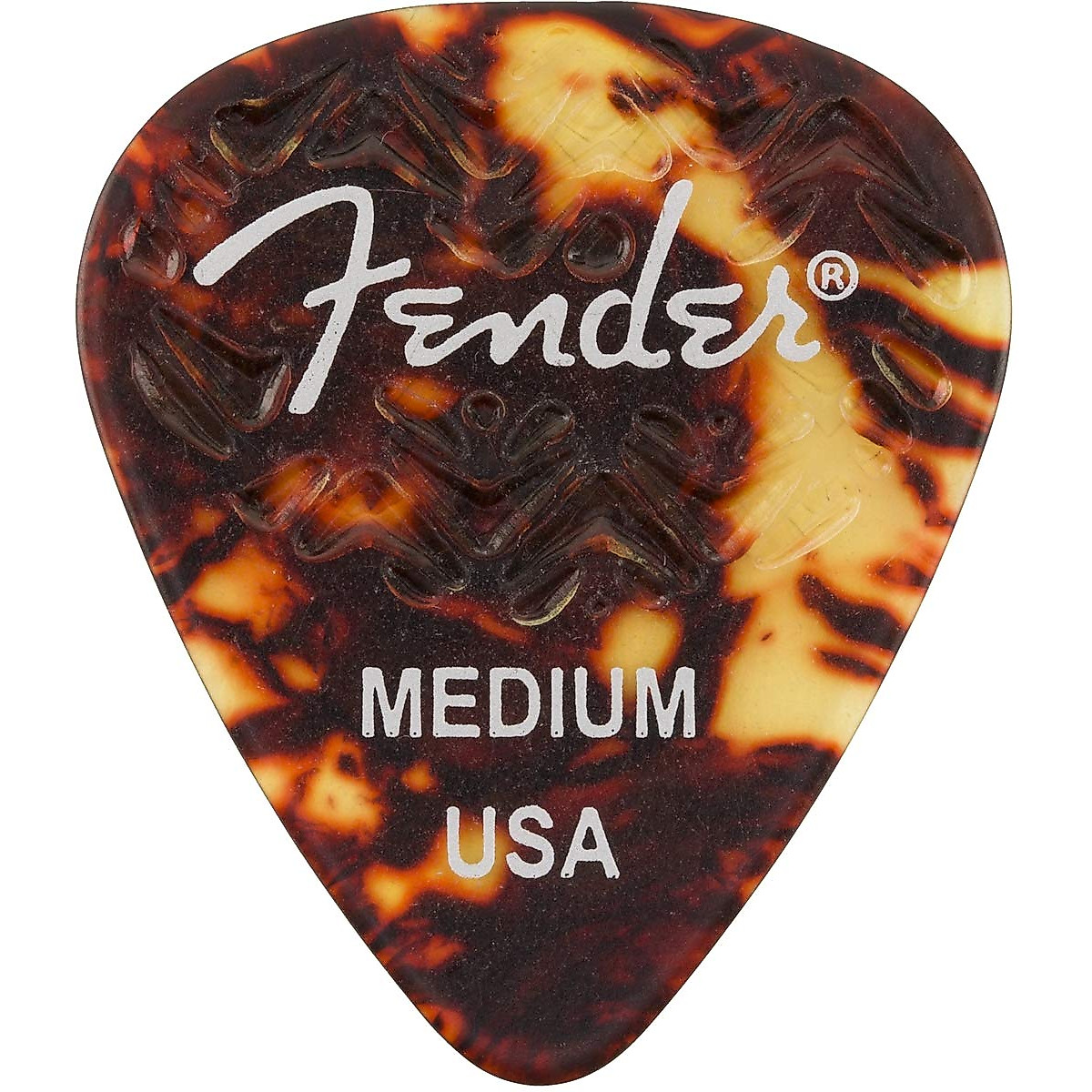 Fender Wavelength Guitar Picks 351 Shape, Tortoise Shell, Medium, 6-Pack