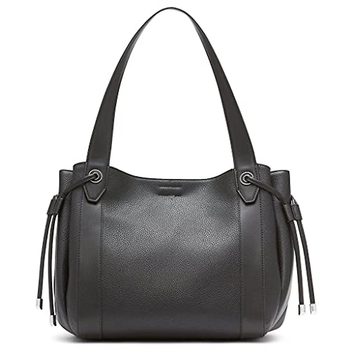 Calvin Klein Leah Tote, Black/Silver