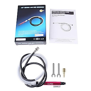 Accusize Industrial Tools 1/8" Miniature Precision Air Die Grinder, AT00-3170