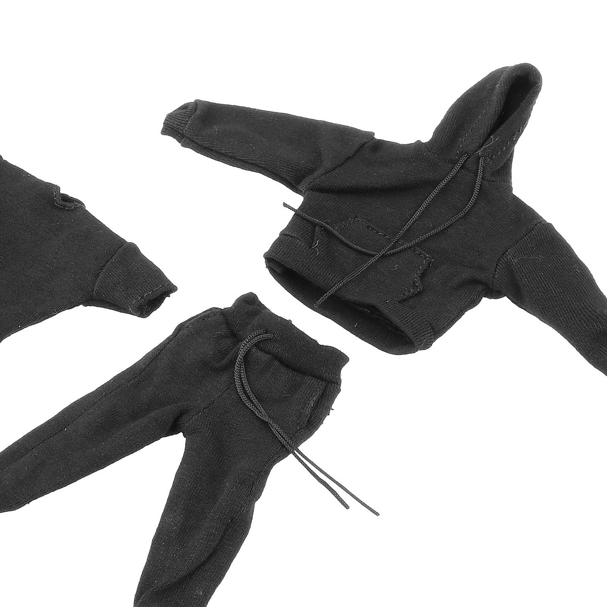 Yiju 3X 1:12 Man's Sweatshirt Outfit,1/12 Scale Figure Doll Clothes,Pants+Hoody Outfit Costume for 6 inch Action Figure Clothes Toy