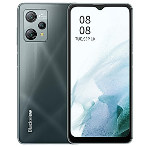 Blackview A53 Smartphone, 7GB+32GB/SD 128GB Expandable Unlock Phone, Android 12 Cellphone, Triple SIM Card Slots, 5080mAh Battery, 6.517 inches Android Phones HD+ Screen, Qlink Cell Phones