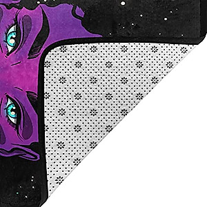 YUXIXI Non-Slip Area Rugs Home Decor Ghost Girl from Outer Space Floor Mat Living Room Bedroom Carpets Doormats 60 X 39 Inches